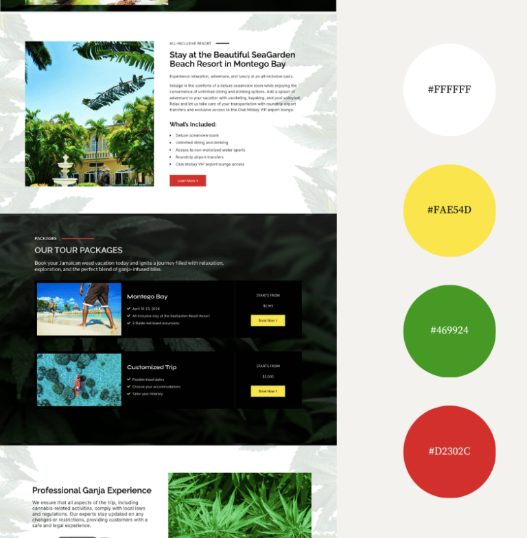 9 Best Color Palettes For Travel Websites in 2023 (+ Examples)
