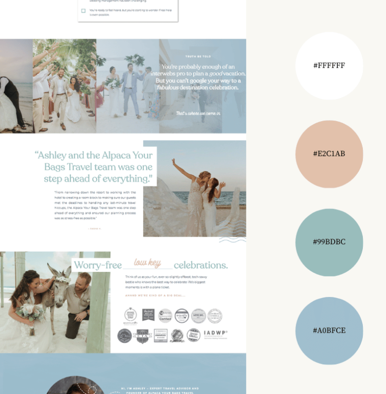 9 Best Color Palettes For Travel Websites in 2023 (+ Examples)