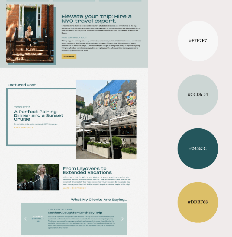 9 Best Color Palettes For Travel Websites in 2023 (+ Examples)